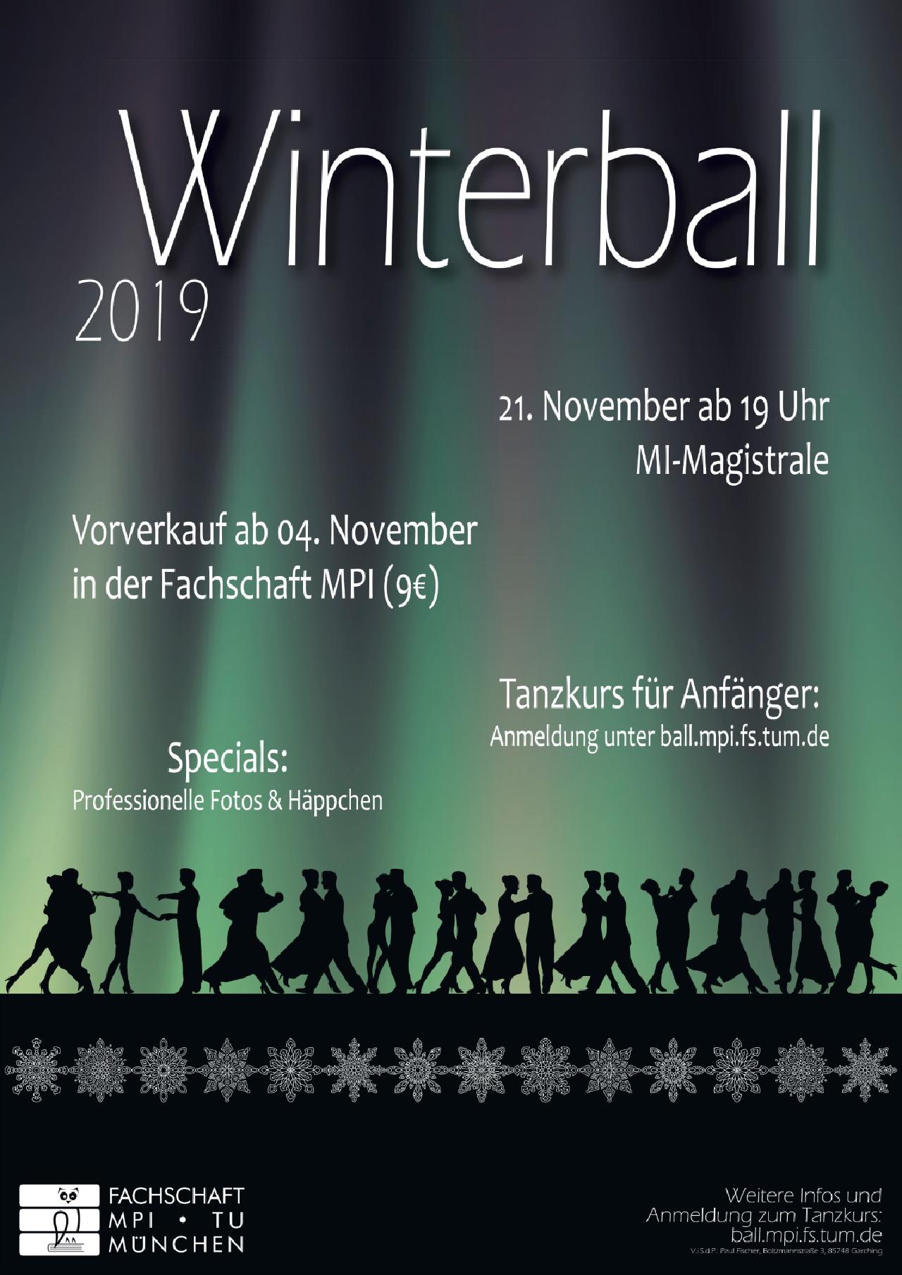 Winterball Fachschaft MPIC